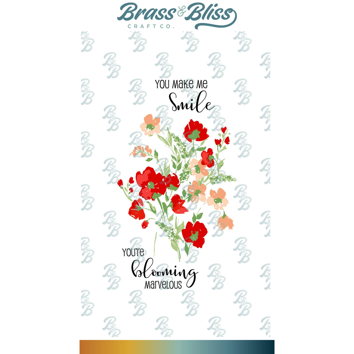 RN 3453 Amazing Blooms - 4x8 Stamp Set — Brass & Bliss Craft Co.