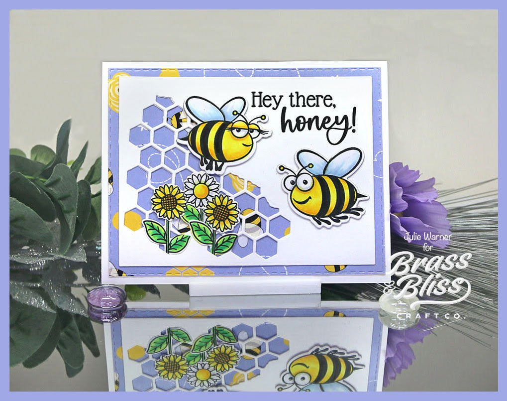 36025 Buzzy Bees - 5x6 Stamp Set — Brass & Bliss Craft Co.