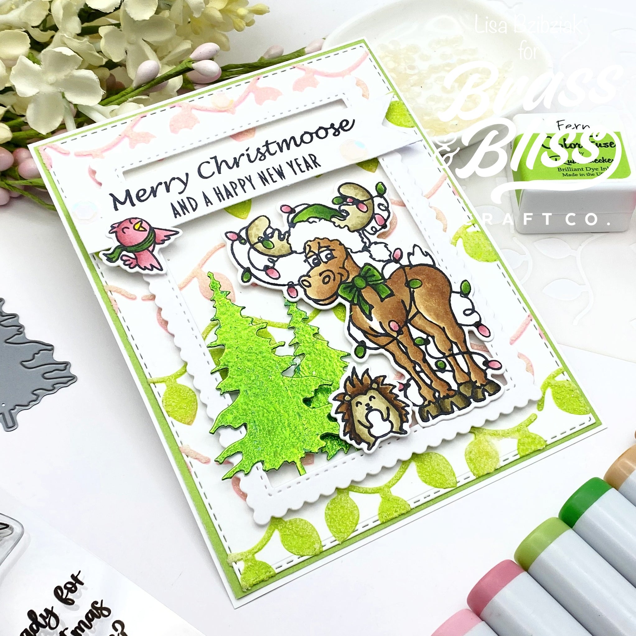 RN 36038 Tangled Moose - 4x8 Stamp Set — Brass & Bliss Craft Co.