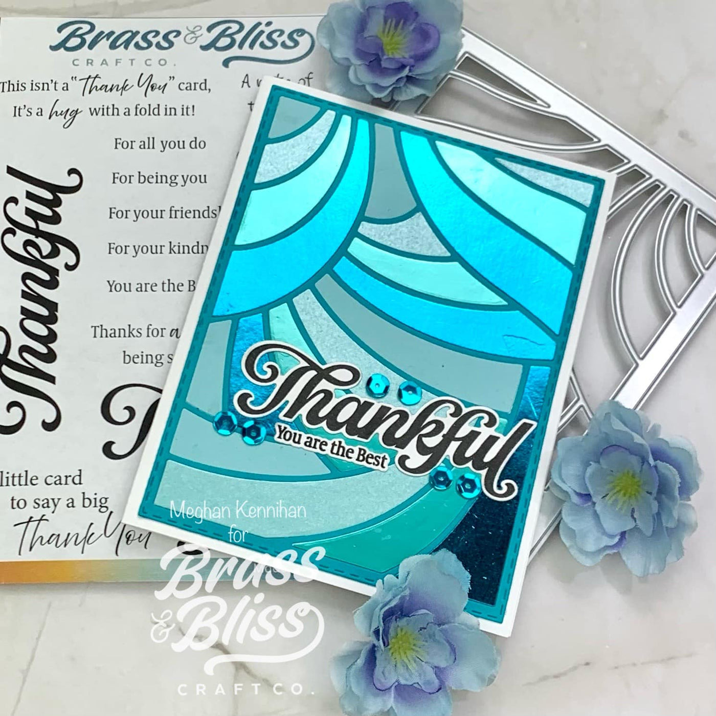 5747-03D Sunrays-Stained Glass Die — Brass & Bliss Craft Co.