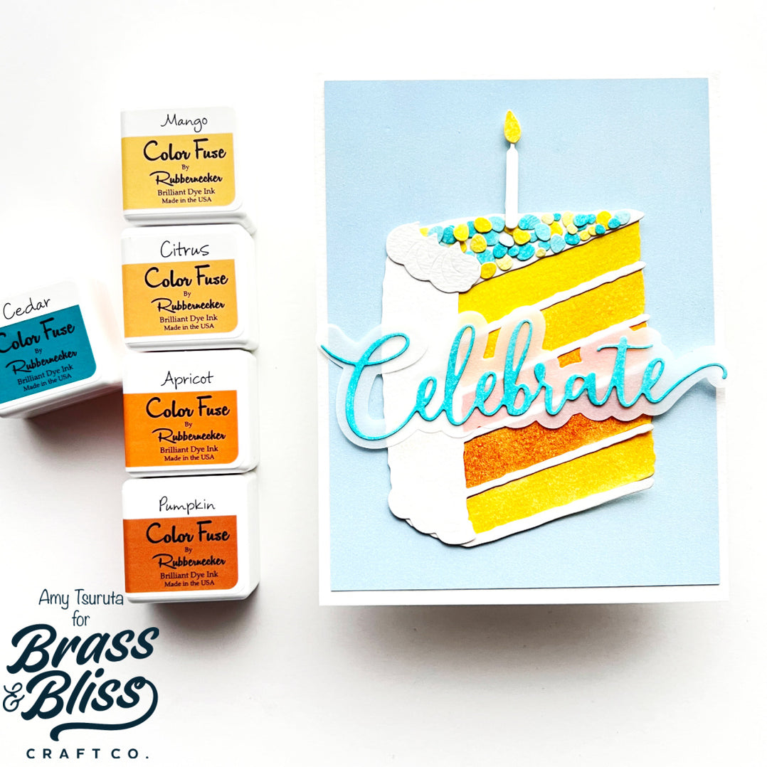 5803D Slice of Birthday Cake Die — Brass & Bliss Craft Co.