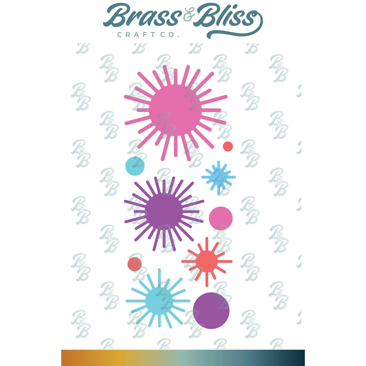 5107D Mixable Flower Stack Die — Brass & Bliss Craft Co.