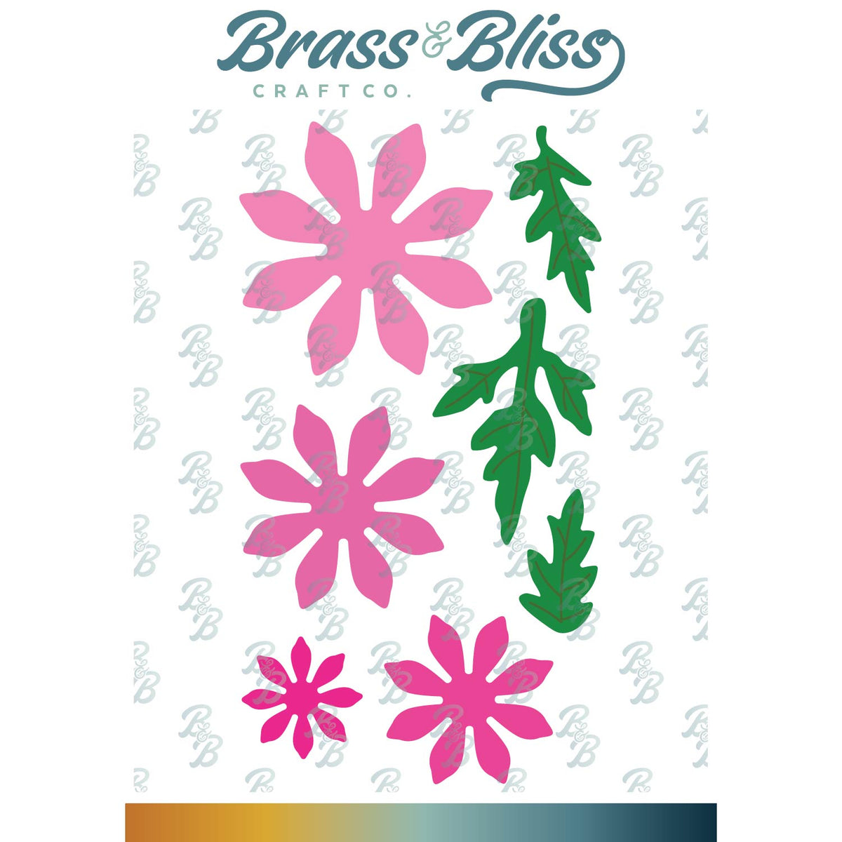5109D Mixable Flower Stack Die — Brass & Bliss Craft Co.