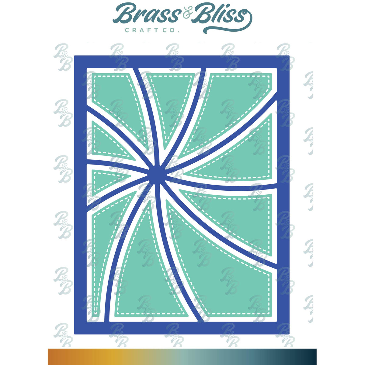 5504D Off Set Pin Wheel Cover Die — Brass & Bliss Craft Co.