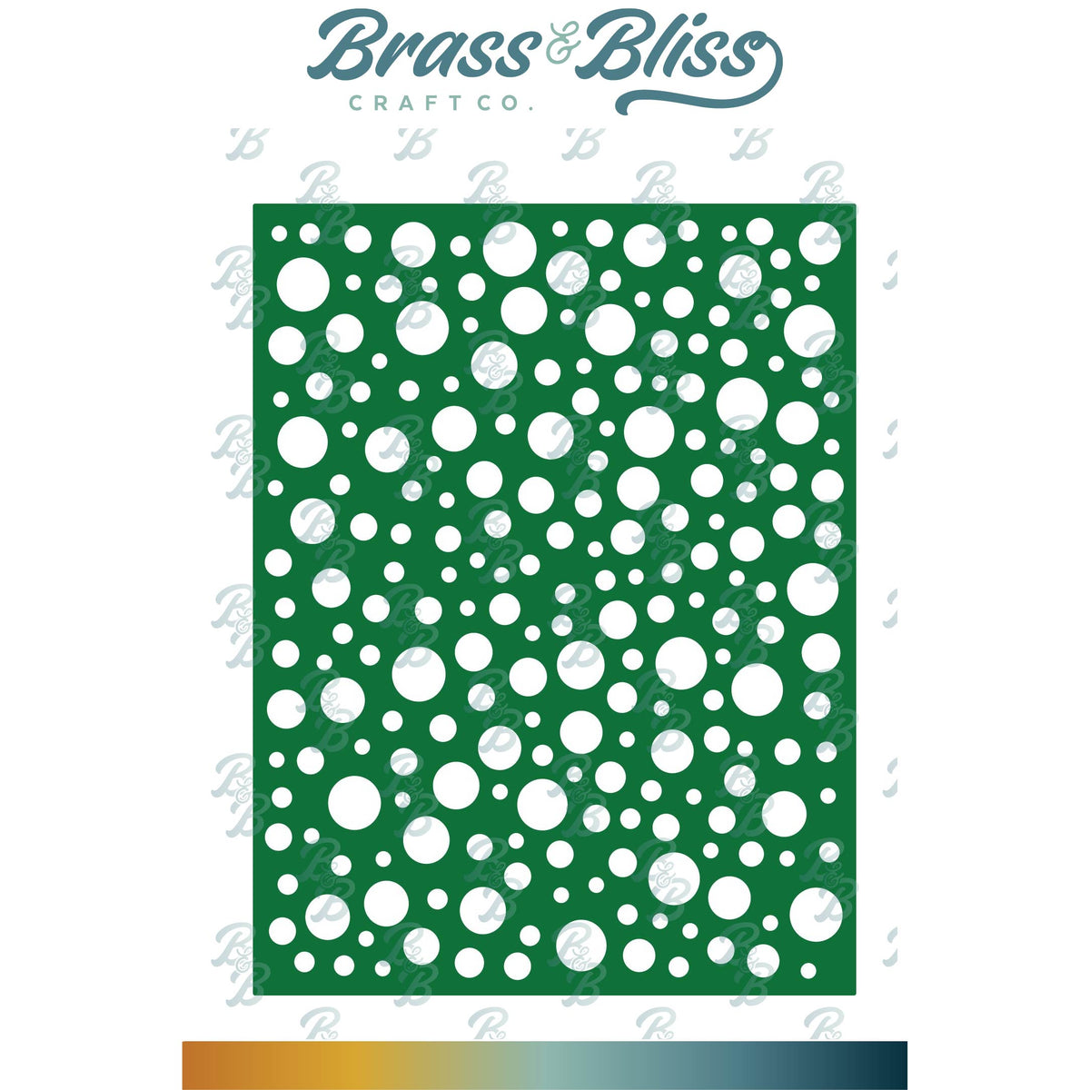 5911D Swiss Cheese Layer Die — Brass & Bliss Craft Co.