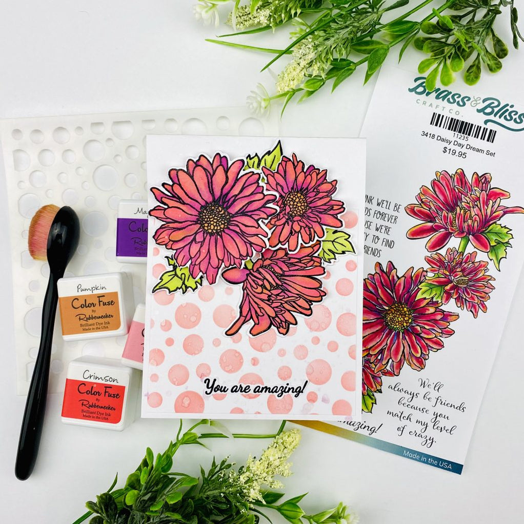 RN 4209 Random Holes - 6x6 Stencil — Brass & Bliss Craft Co.