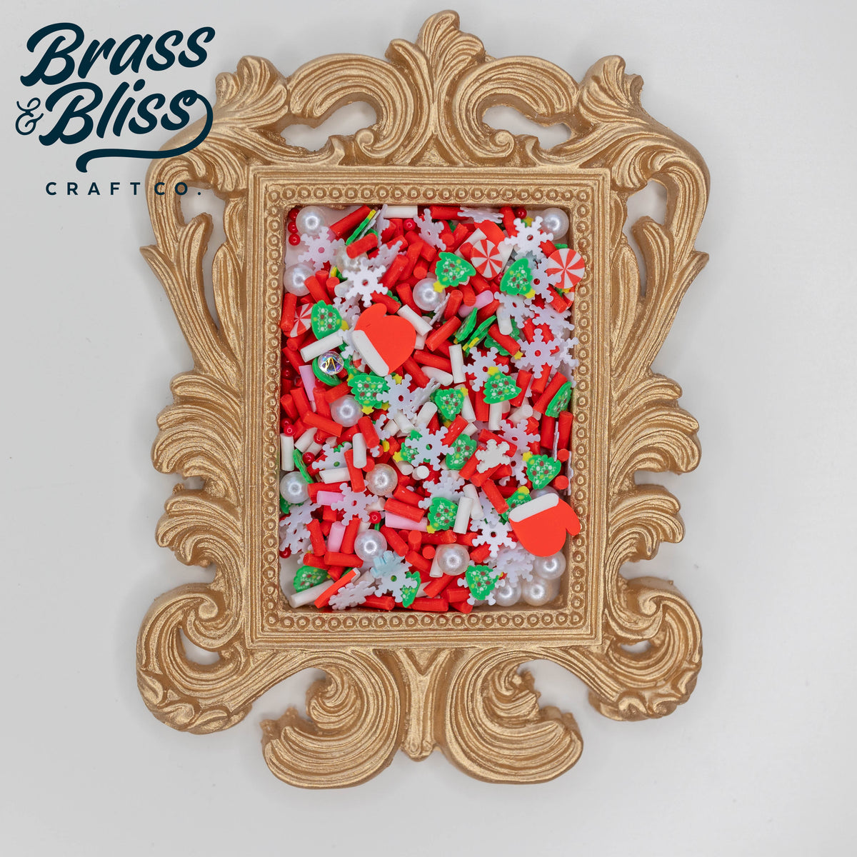 RN 6004 Snowflake & Gloves Shaker Bits — Brass & Bliss Craft Co.