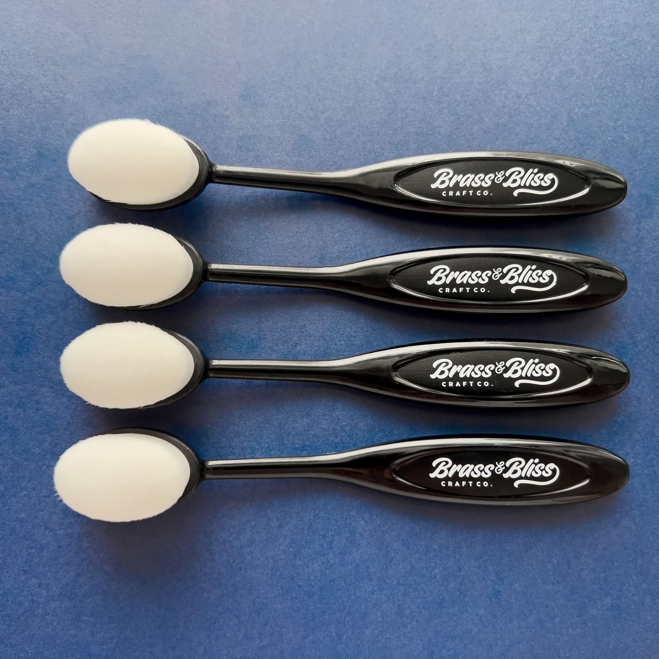 Large Blending Brushes 4 Pack — Brass & Bliss Craft Co.